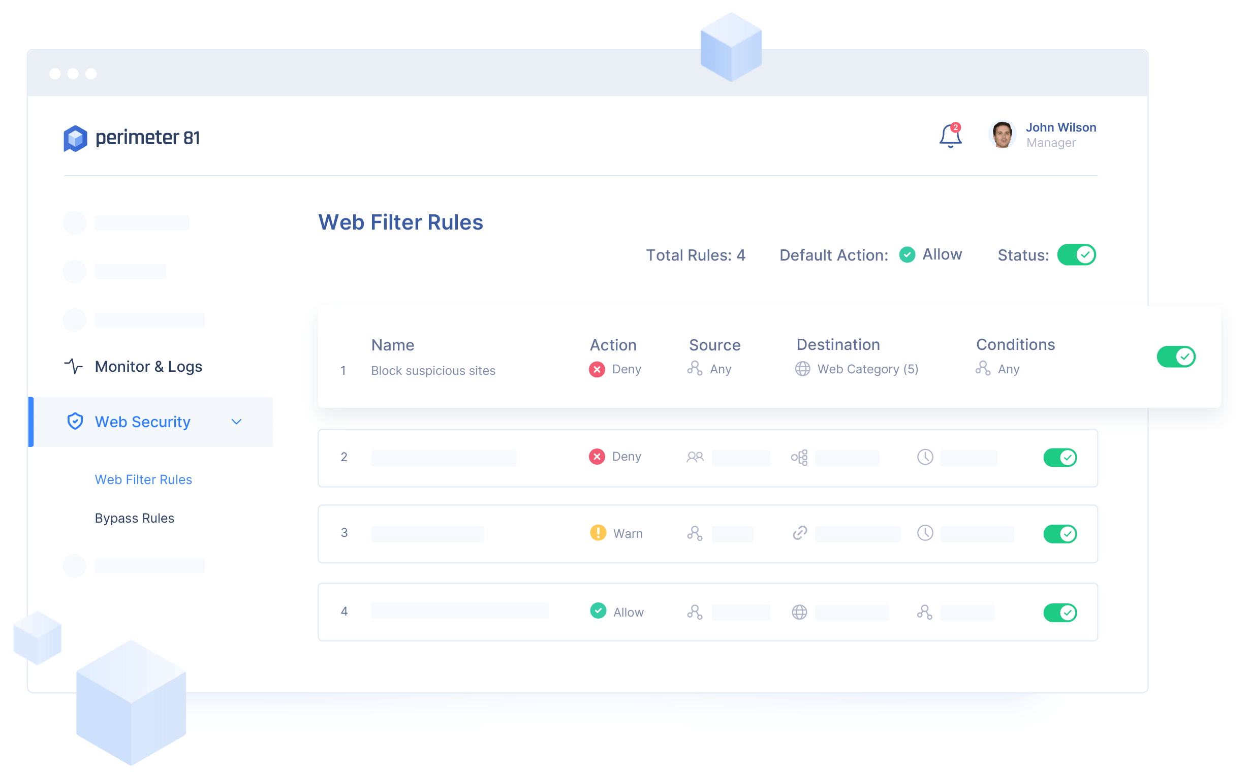 Filtering Feature Perimeter 81
